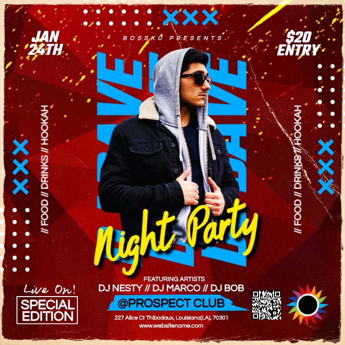 DJ Instagram Post | PosterMyWall