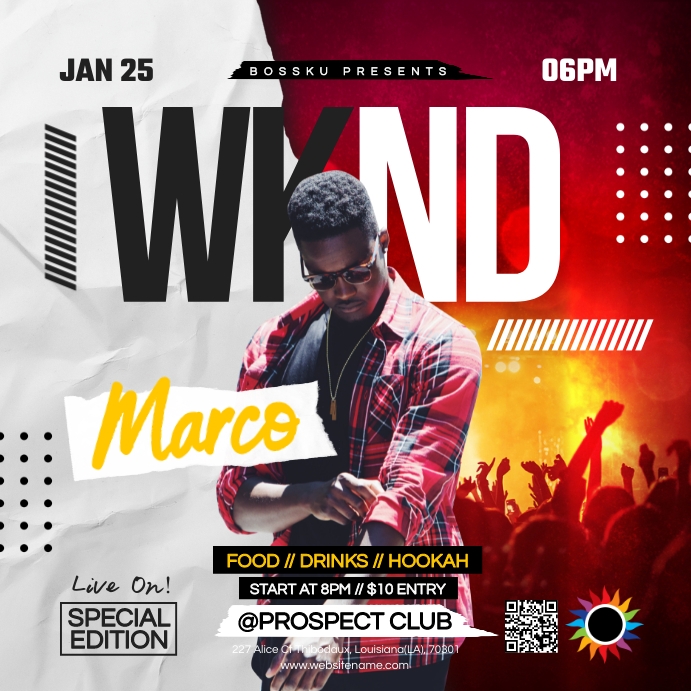 DJ Instagram Post | PosterMyWall