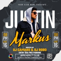 Dark DJ Bio Press Kit Instagram Template | PosterMyWall