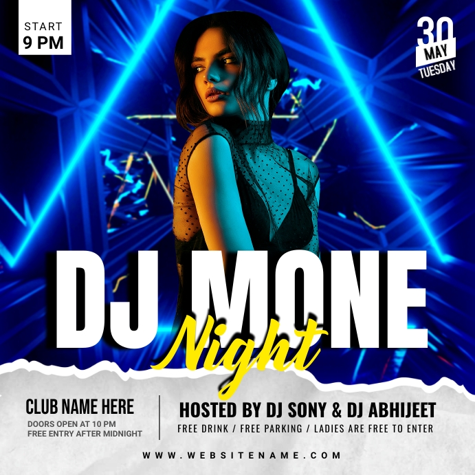 Copy of Dj Instagram post | PosterMyWall