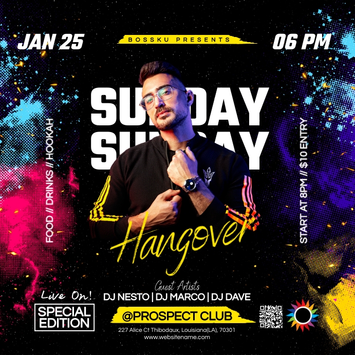 DJ Instagram Post Template | PosterMyWall