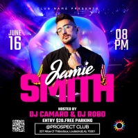 Dark DJ Bio Press Kit Instagram Template | PosterMyWall