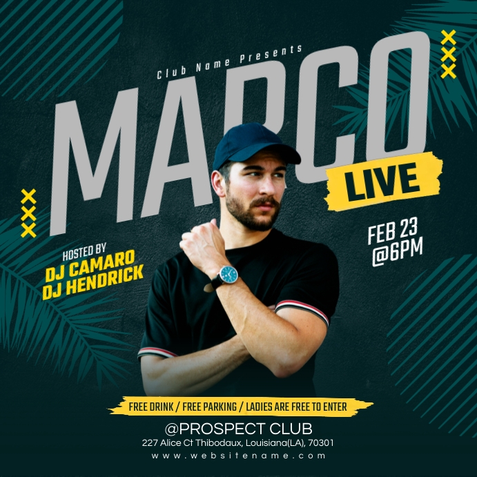 DJ Instagram Post Template | PosterMyWall