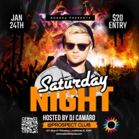 Dark DJ Bio Press Kit Instagram Template | PosterMyWall