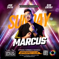 Dark DJ Bio Press Kit Instagram Template | PosterMyWall