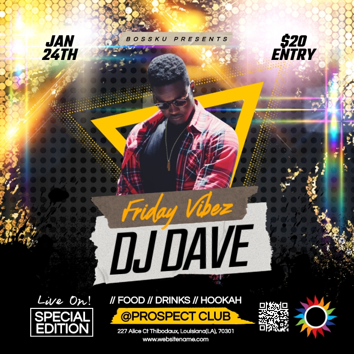 DJ Instagram Post Template | PosterMyWall
