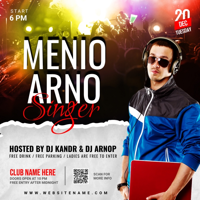 Dj Instagram post Template | PosterMyWall