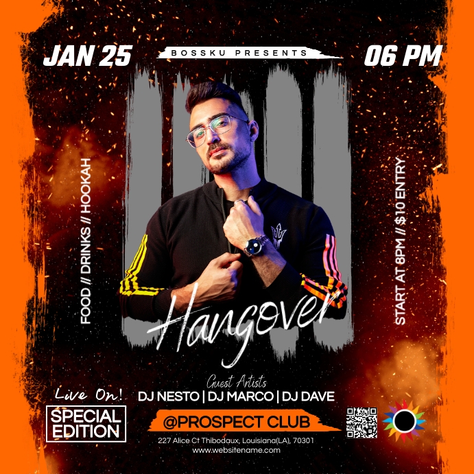 DJ Instagram Post | PosterMyWall