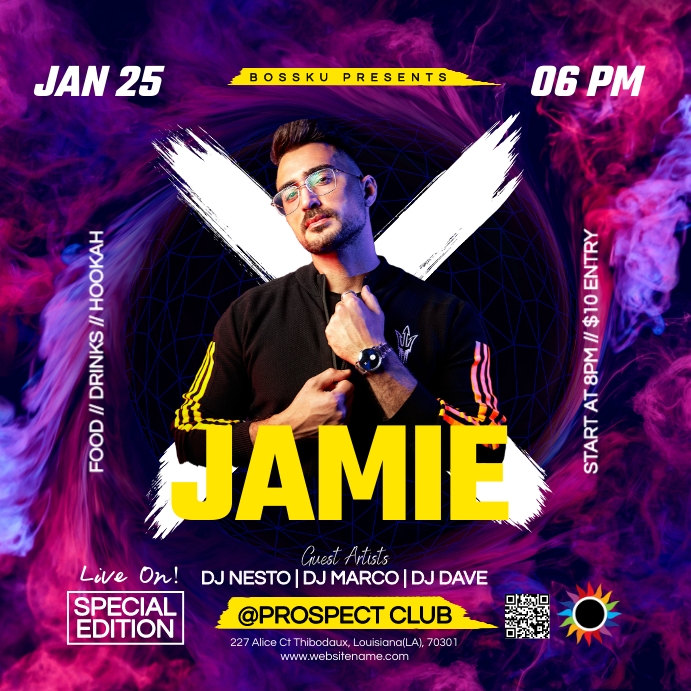 DJ Instagram Post Template | PosterMyWall