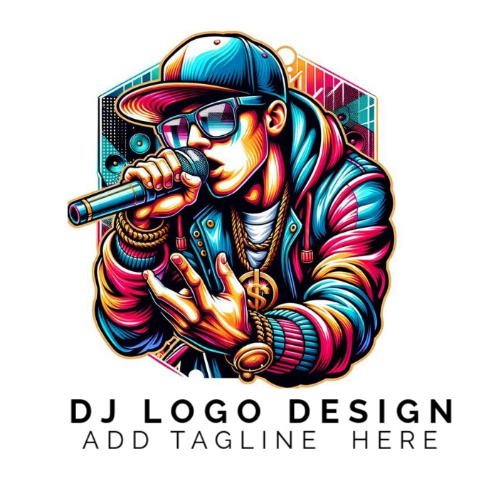 Plantilla de DJ LOGO | PosterMyWall