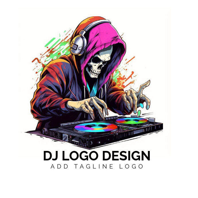 Plantilla de dj logo | PosterMyWall
