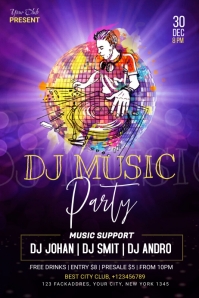 Music Party Banner Template | PosterMyWall