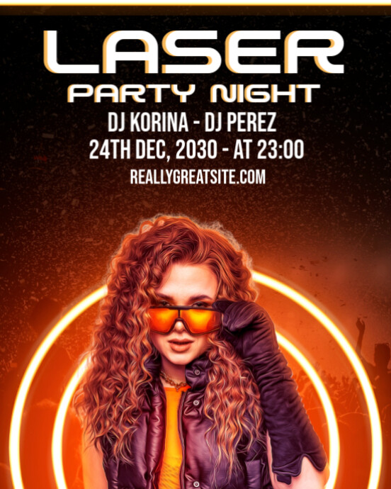 DJ Music Party DJ Night Music Party Night Template | PosterMyWall