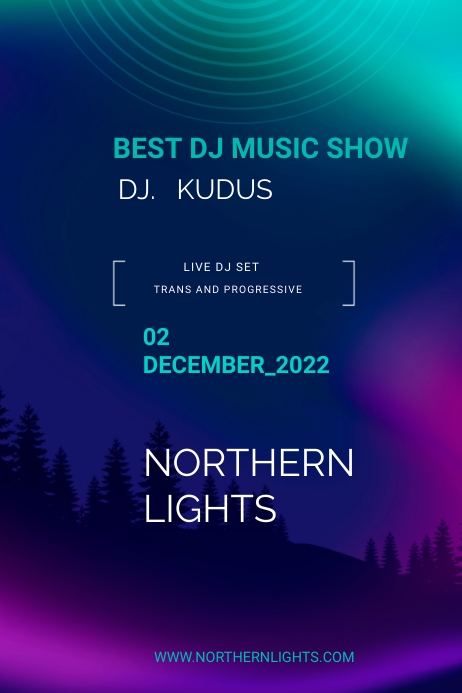 DJ MUSIC PARTY POSTER TEMPLATE | PosterMyWall