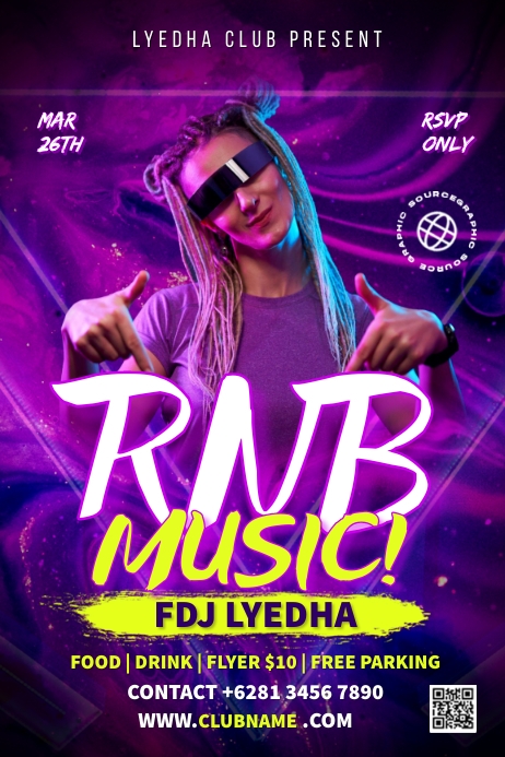 Dj Music Poster Party Template | PosterMyWall