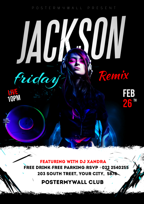 DJ Music Templates | PosterMyWall