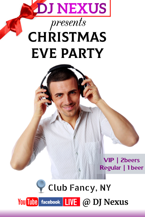 DJ Nexus poster Template | PosterMyWall