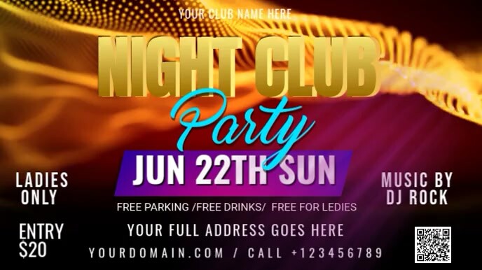 Modèle dj night club bar party flyer | PosterMyWall