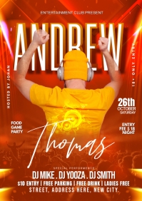 Dj Night Club Party Ad Template | PosterMyWall