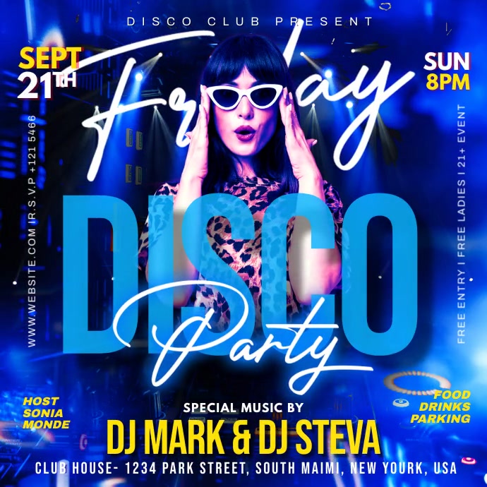 Copy of Dj Night Club Party Ad | PosterMyWall