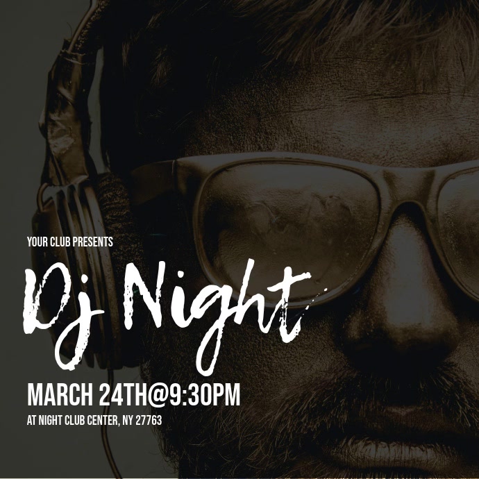 Dj Night Template | PosterMyWall
