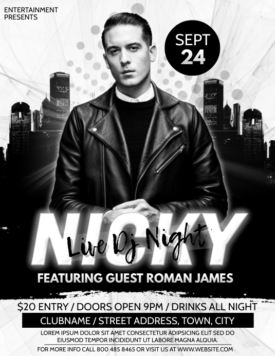 Dj Night | PosterMyWall