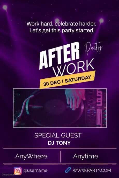 dj night Template | PosterMyWall