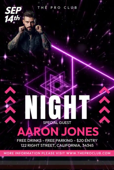 Dj Night Event Template | PosterMyWall