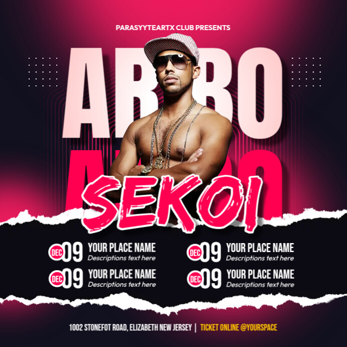 Dj Night Event Template | PosterMyWall