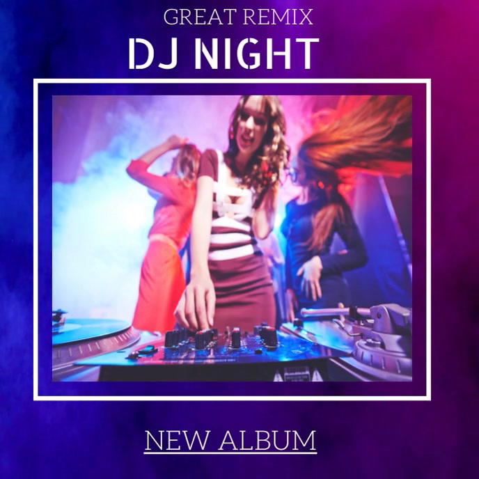 Dj night event video Template | PosterMyWall