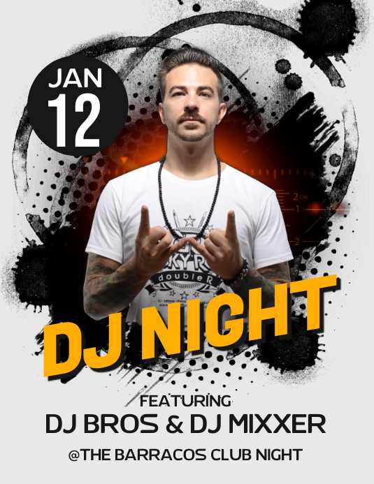 DJ Night Flyer Template | PosterMyWall