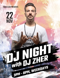 DJ Night Flyer Template | PosterMyWall