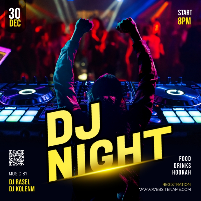 Dj Night Flyer Template | PosterMyWall