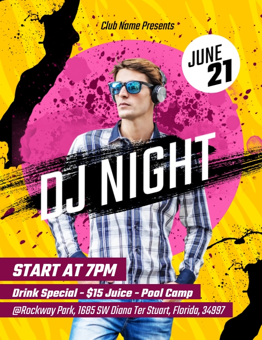 DJ Night Flyer Template | PosterMyWall