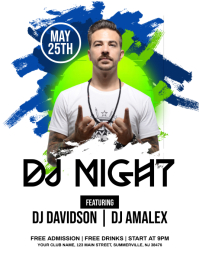 DJ Night Flyer Template | PosterMyWall