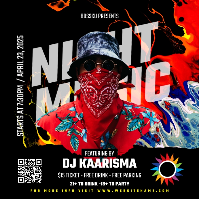 DJ Night Instagram Post Template | PosterMyWall