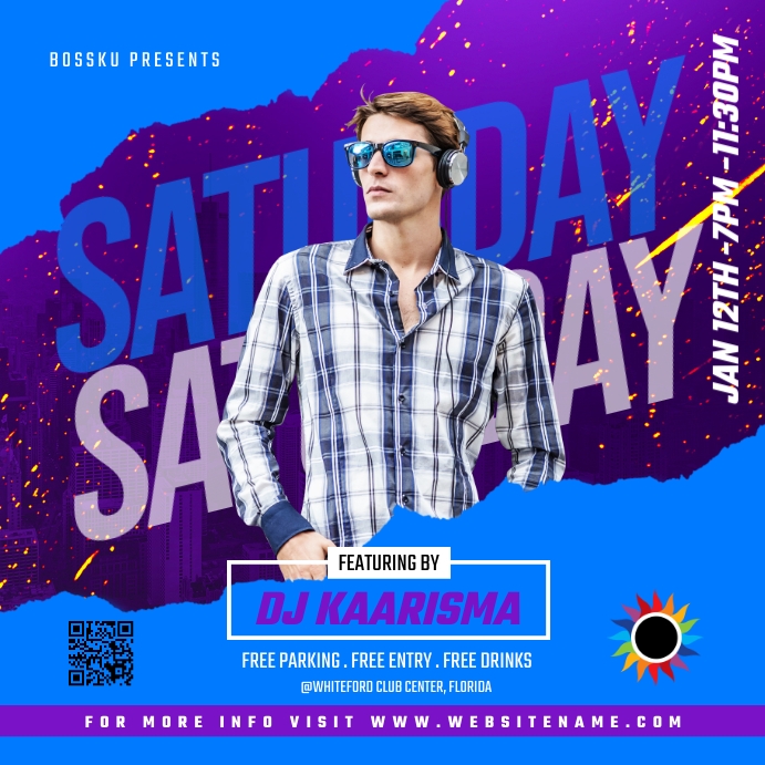 DJ Night Instagram Post Template | PosterMyWall