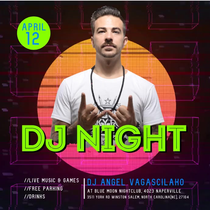 DJ Night Instagram Post Template | PosterMyWall