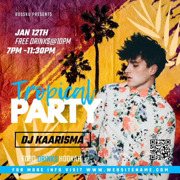 DJ Night Instagram Post Template | PosterMyWall