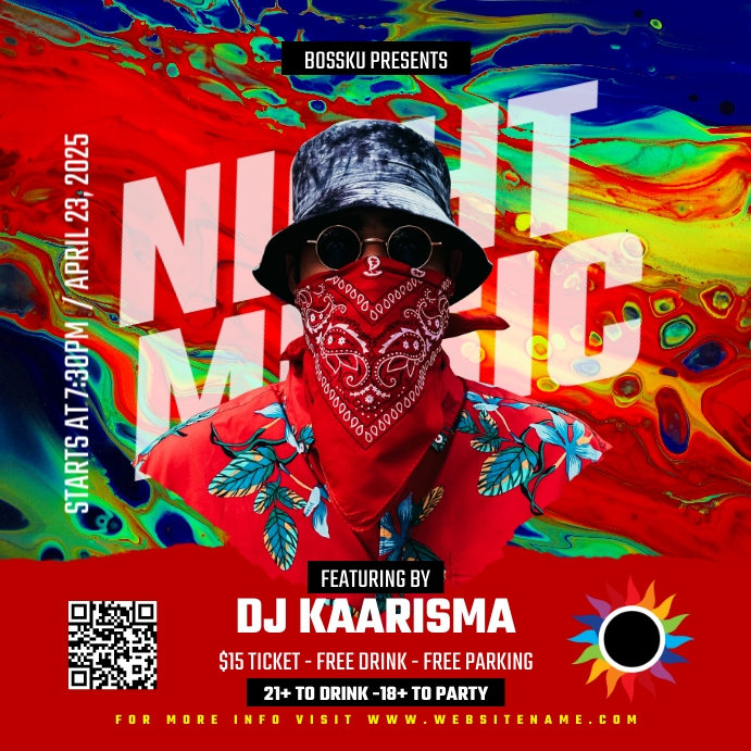 DJ Night Instagram Post Template | PosterMyWall