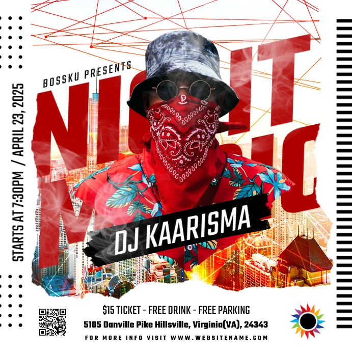 DJ Night Instagram Post Template | PosterMyWall