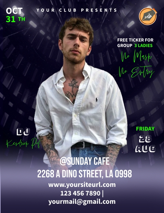 Dj Party Ads Template | PosterMyWall