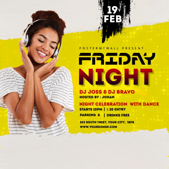 DJ Social Media Templates | PosterMyWall