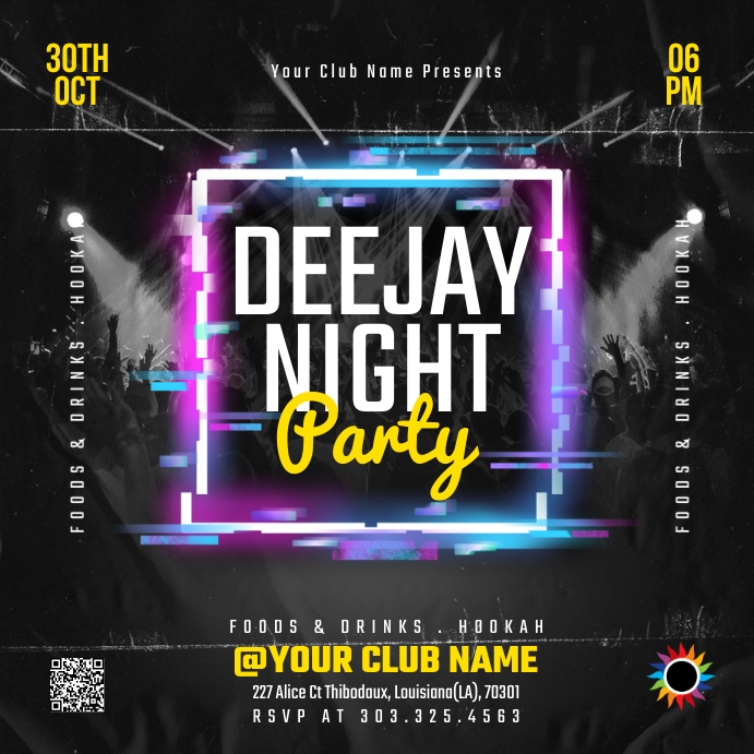DJ Party Template | PosterMyWall