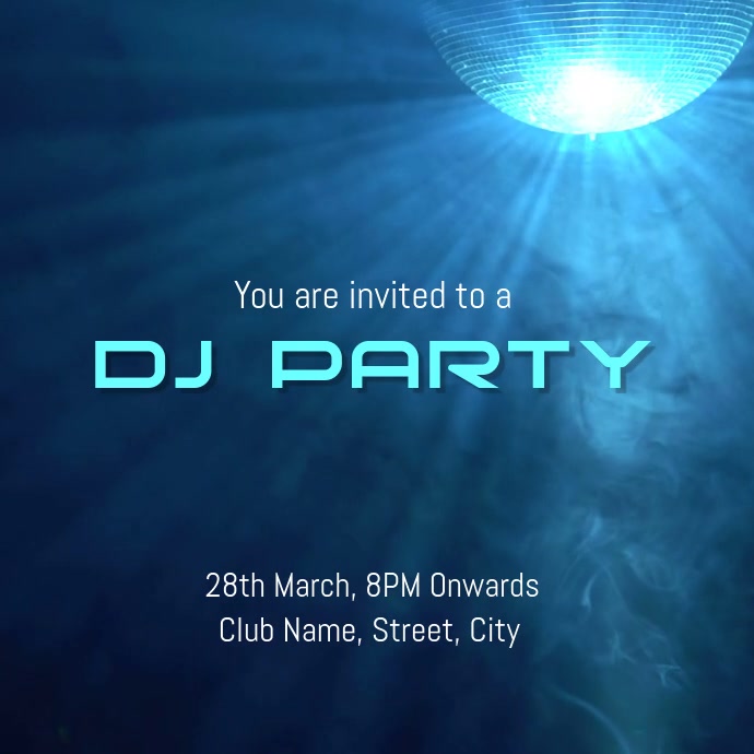 DJ party Template | PosterMyWall