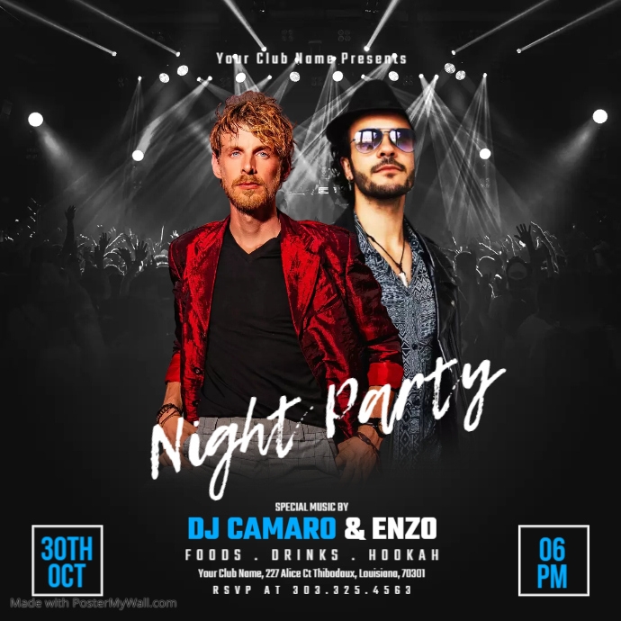 DJ Party Template | PosterMyWall