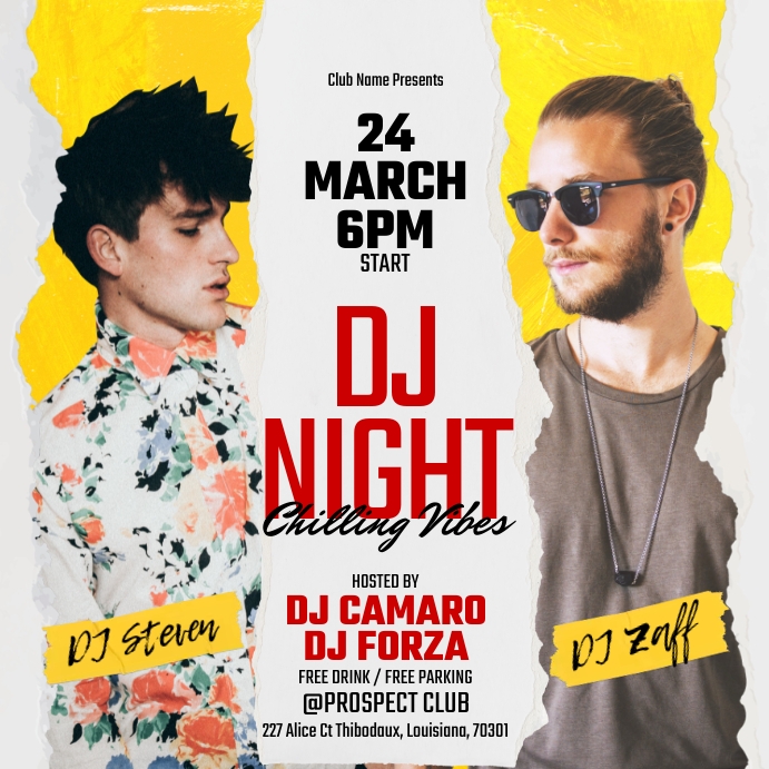 DJ Party Template | PosterMyWall