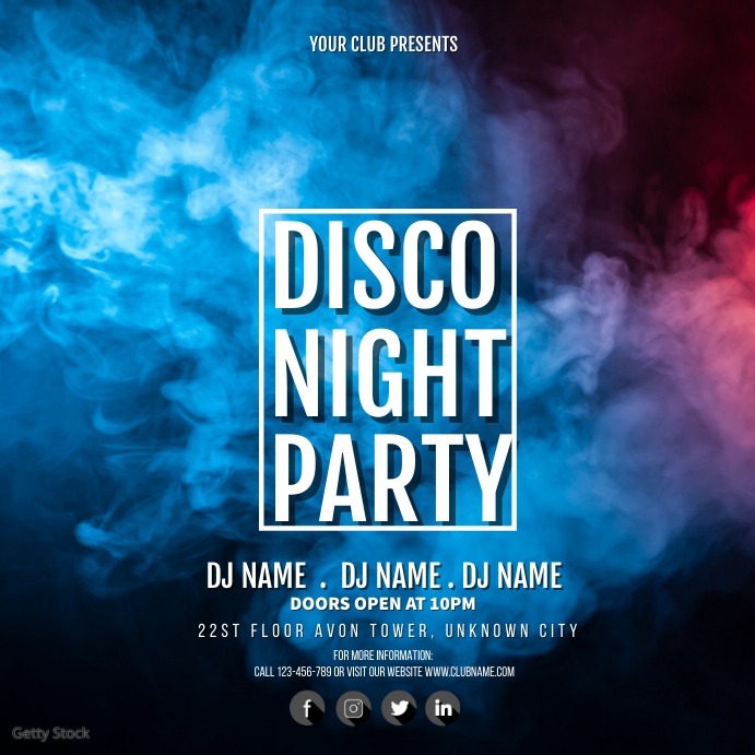 Dj Party Design Template | PosterMyWall