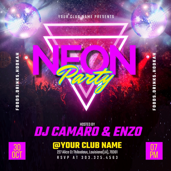 DJ Party Template | PosterMyWall