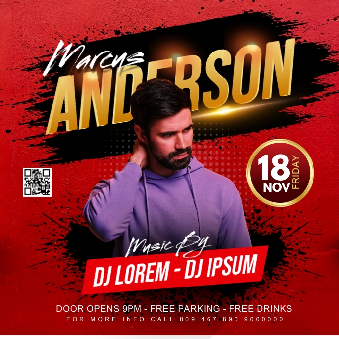 dj party Template | PosterMyWall